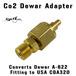 Co2 Dewar Adapter, Cga-622 Liquid Cylinder Withdrawal Adaptor, CGA320 ...