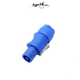 CryoFX Generic Brand PowerCon Style Blue Connector. Speakon Style Connector